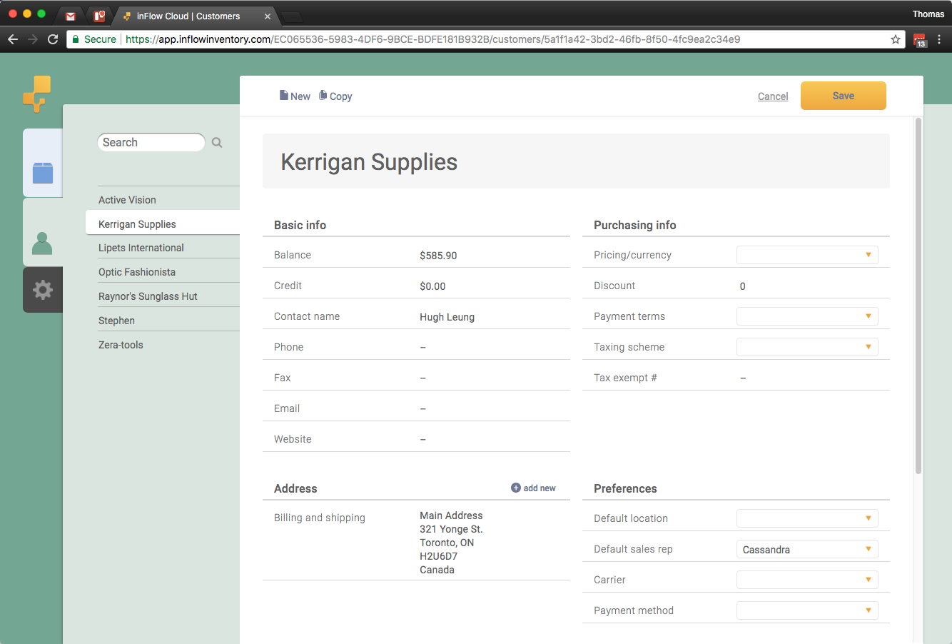 inFlow Cloud's Web App Now Handles Customers Too - inFlow Inventory