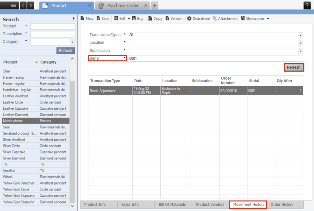 How to create and track serial numbers - inFlow Inventory