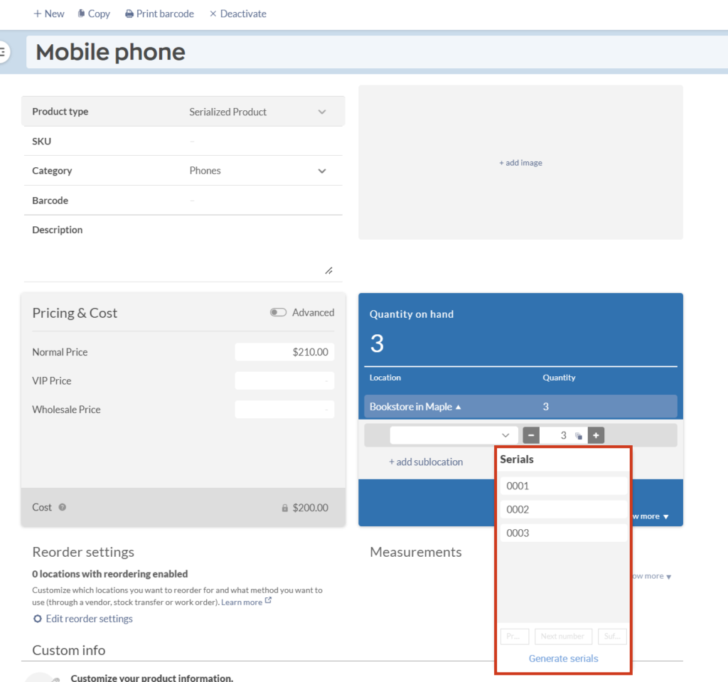 How to create and track serial numbers - inFlow Inventory