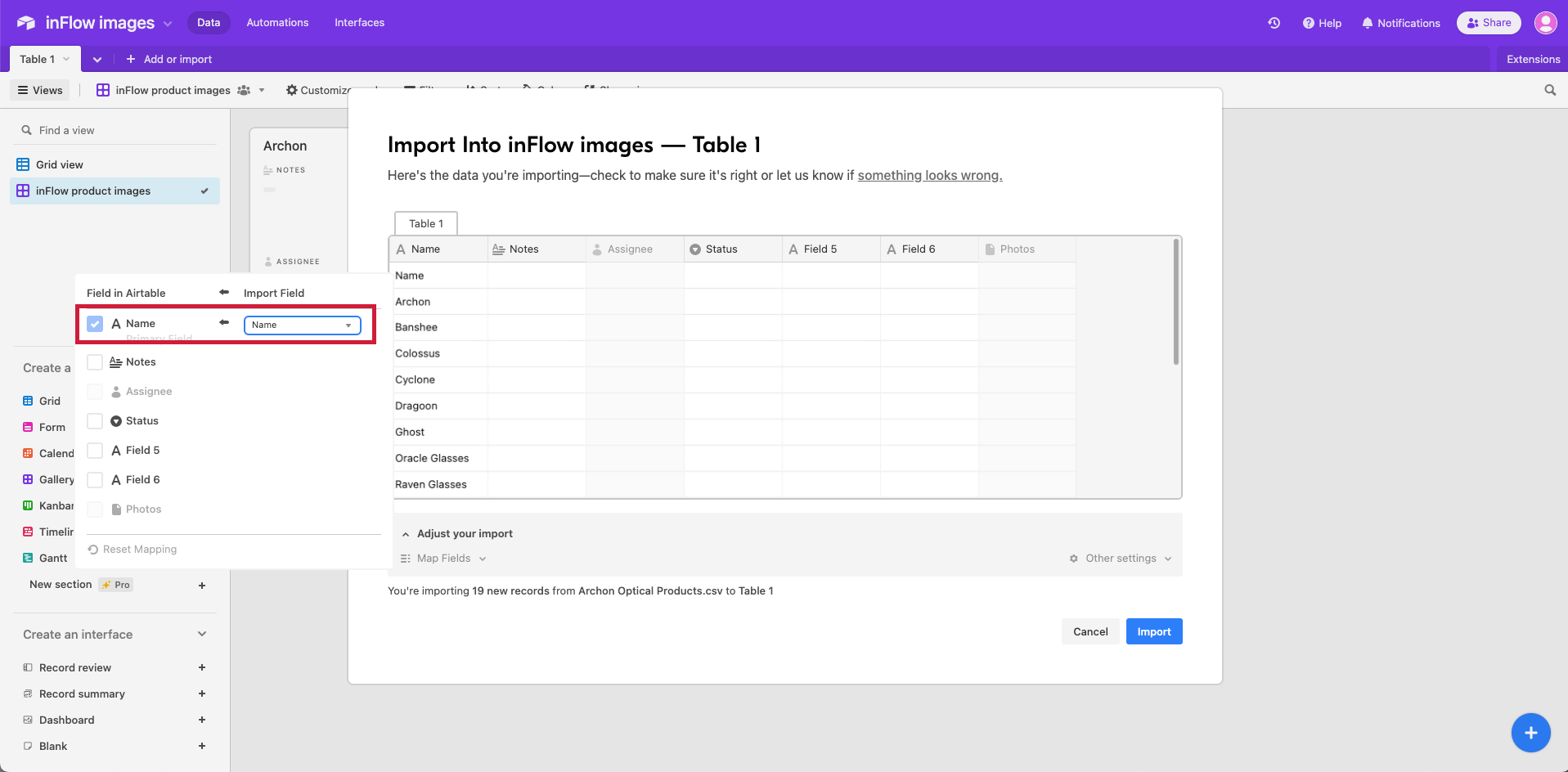 How to import images in bulk to inFlow Cloud - inFlow Inventory