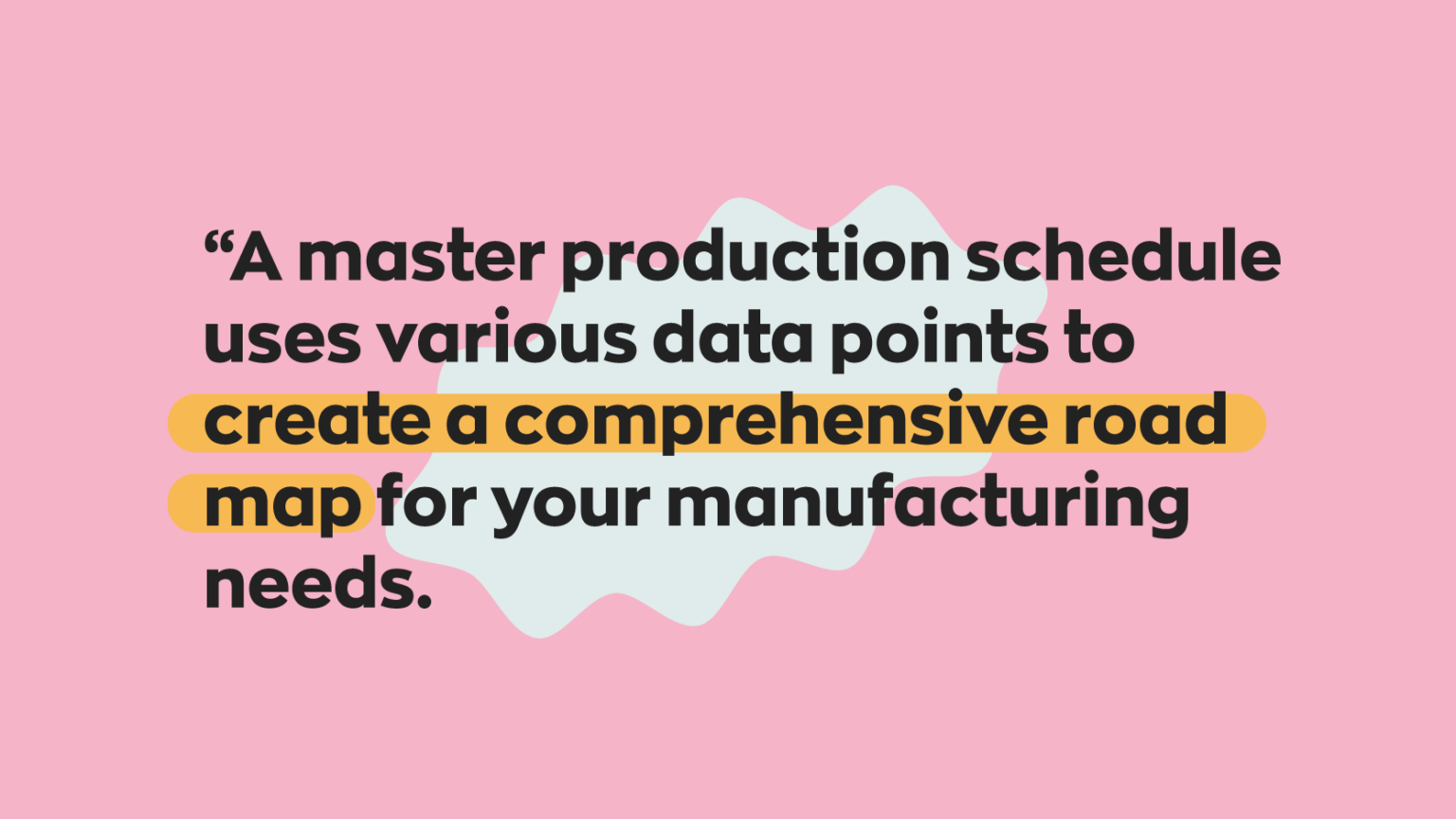 Why a Master Production Schedule Is the Key to Success