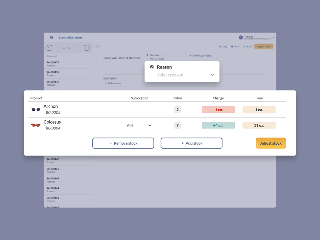 inFlow Label Designer, Inventory Movement History, and Expanded Printer ...