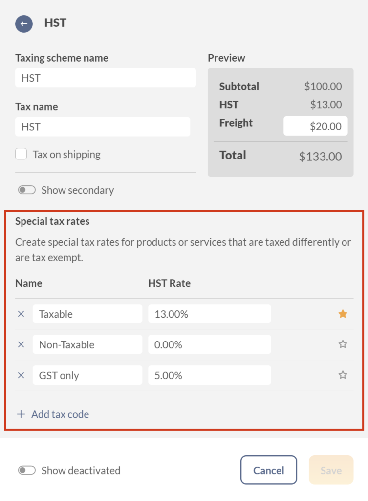 How to tax some products differently on one order - inFlow Inventory
