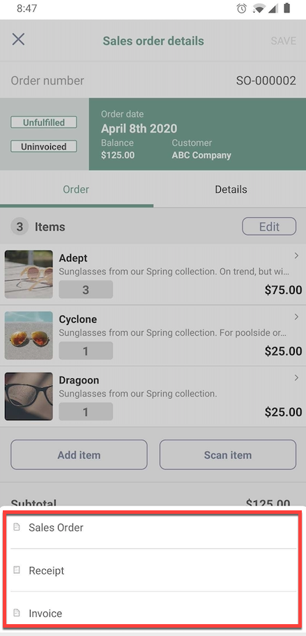How to email invoices and other documents from inFlow Cloud - inFlow ...